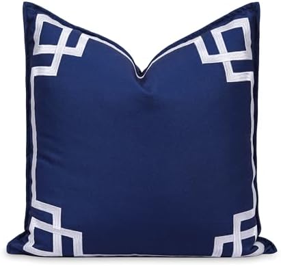 Amazon.com: Hofdeco Premium Coastal Patio Indoor Outdoor Throw Pillow ...