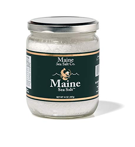 Amazon.com : Maine Sea Salt - Maine Sea Salt COARSE in Gift Jar 14 ...