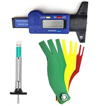 Car Tire Tread Depth Gauge Brake Pad Measuring Tool Tread Depth Tool ...