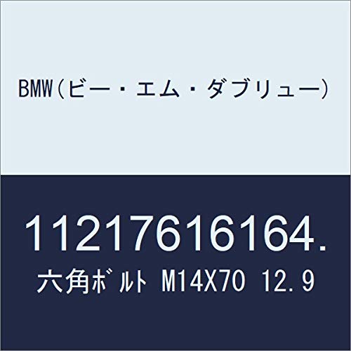 Amazon.co.jp: BMW(ビー・エム・ダブリュー) 六角ボルト M14X70 12.9 11217616164. : 産業・研究開発用品