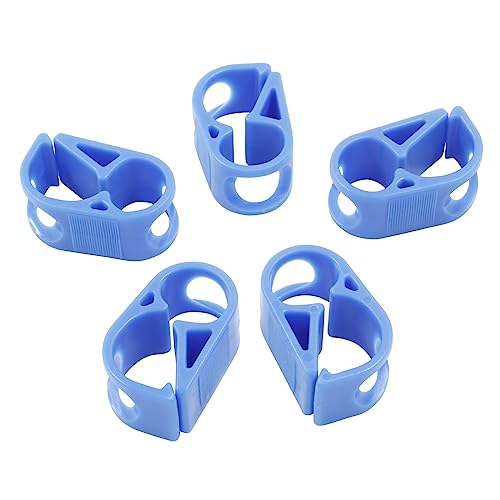 Snapklik.com : Kyuionty 5 Pcs 1/4 - 5/16 Tube OD Plastic Tubing Clamps ...