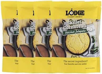 Amazon.com: Lodge Cast Iron Skillet Cornbread – Pair with Cast Iron ...