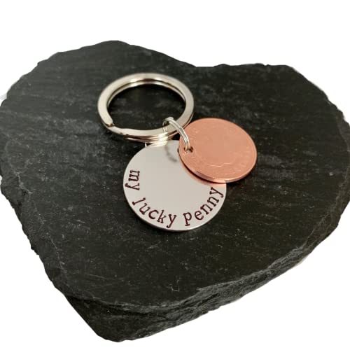 My Lucky Penny Keychain | Good Luck Token Gift by BlueHawkDesigns ...