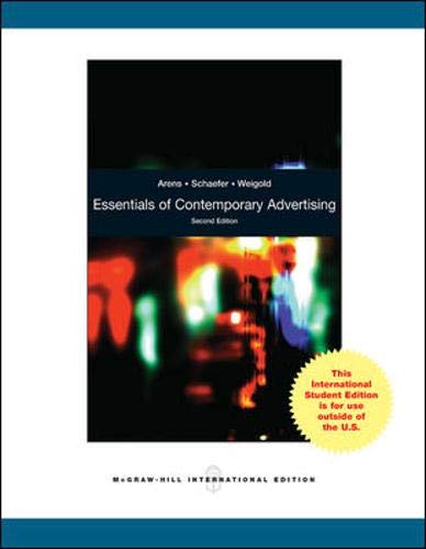 Essentials of Contemporary Advertising. William F. Arens, David H ...