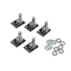 Encoder modules Set Black 15x10mm Kit Sensor Development KY-040 Rotary ...