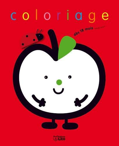 Amazon.com: A 18 MOIS JE COLORIE : PETITE POMME (LES COLORIAGES ...