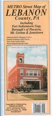 Lebanon County, PA Street Map: 9781600480638: Amazon.com: Books