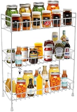 Buy EverEx Stainless Steel Kitchen Rack Trolley Basket Stand Container ...