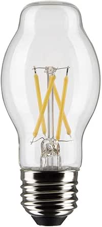 Satco 6Pk 5w BT15 LED 2700K Medium Base Dimmable - 40w equiv - Amazon.com