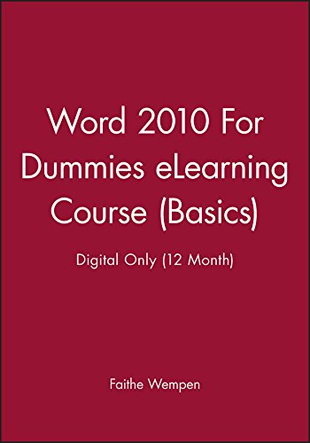 Word 2010 For Dummies eLearning Course (Basics) - Digital Only (12 ...
