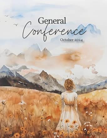 General Conference October 2024: LDS Journal and Notebook: Umbrella, My ...