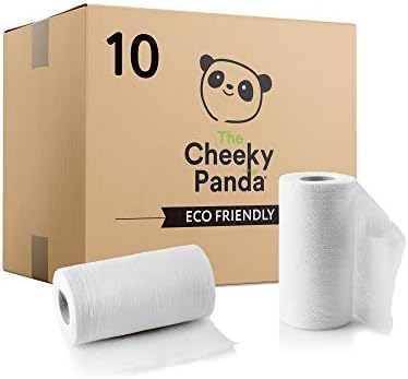 The Cheeky Panda Bamboo Kitchen Roll | 10 Kitchen Rolls - 1000 Super ...