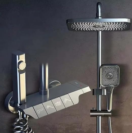 CLUSTER Shower Set for Bathroom 4 In 1 Wall Mixer For Bathroom | Shower ...