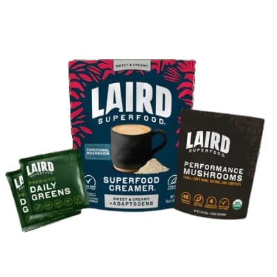 Amazon.com: Laird Superfood Shawn Ryan Bundle, 16oz Sweet & Creamy Non ...