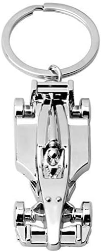 pengxiaomei Silver Racing Car Keyring, 1 Pcs Sport F1 Keyring Key Chain ...