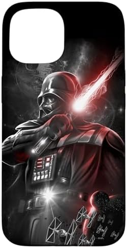 Amazon.com: iPhone 15 Star Wars Darth Vadar Dark Lord Lightsaber Case ...