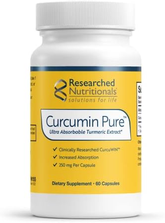 Amazon.com: Researched Nutritionals Curcumin Pure - Clinically ...