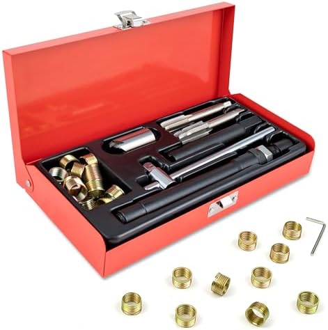 Amazon.com: SENNMONN Spark Plug Thread Repair Kit M14x1.25, 9.4mm&15mm ...
