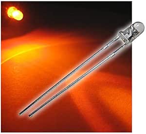 world-trading-net - 100 LEDs 3mm wasserklar orange Typ WTN-3-5000o ...