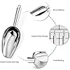 Amazon.com: LIANYU Large Ice Scoop, 24 Ounce Stainless Steel Scooper ...