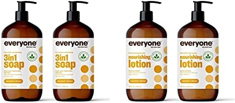 Amazon.com : Everyone 3-in-1 Soap, Body Wash, Bubble Bath, Shampoo (32 ...
