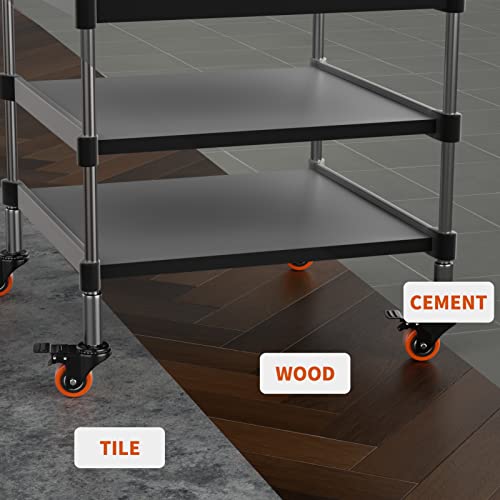 Snapklik.com : 2 Inch Caster Wheels, Threaded Stem Casters Set Of 4 ...