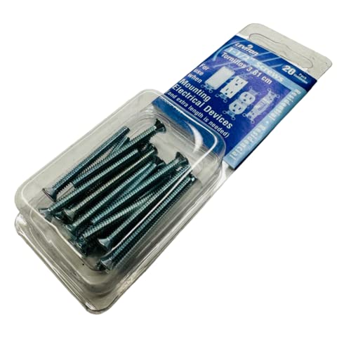 20 Leviton Extra Long 1-1/2" 6-32 Thread Flat Head Device Mounting ...