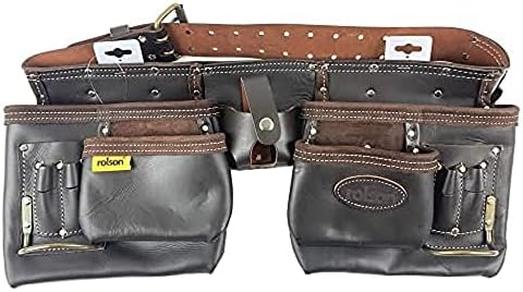 Rolson 68889 Oil Tanned Double Tool Pouch : Amazon.co.uk: DIY & Tools