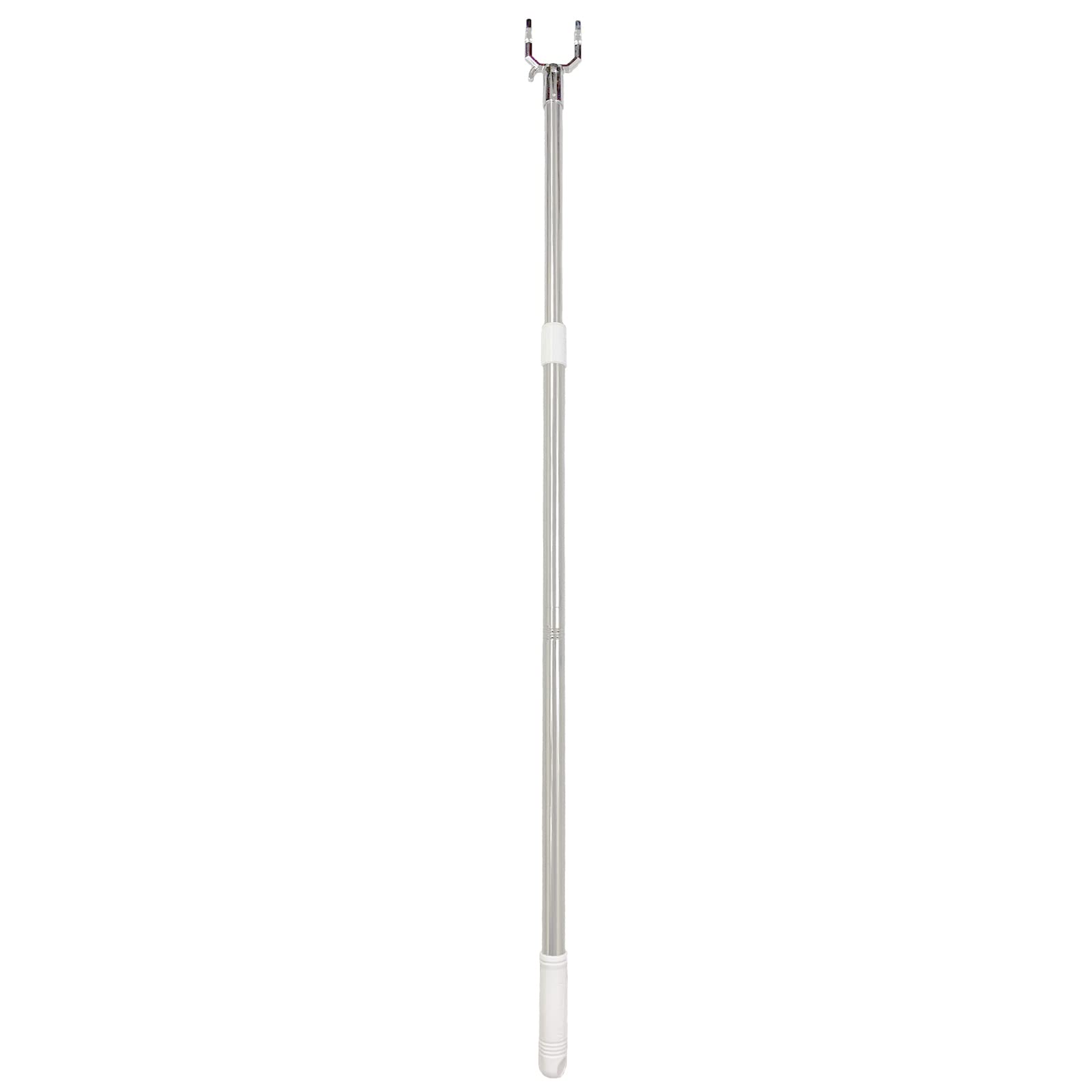 Retractable Stainless Steel Pole with Aluminium Hook and White Handle ...