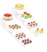 Amazon.com: 3 Pack Acrylic Display Boxes Cube Riser, Food Display ...
