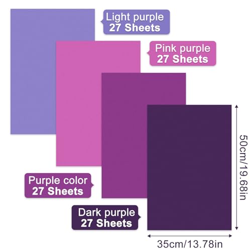 Snapklik.com : 108Sheets Purple Gift Wrapping Paper Tissue Paper Bulk ...