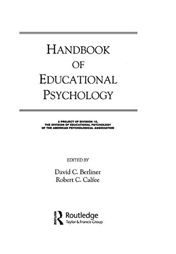 Handbook of Educational Psychology: Berliner, David C., Calfee, Robert ...