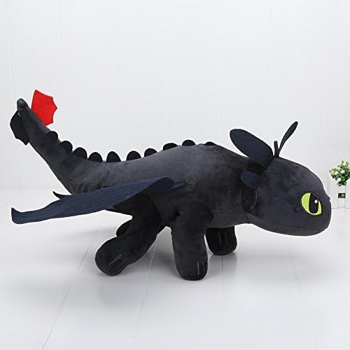 Buy Magic TOYLAND Dragon Toothless Plush Toy Black 35cm Birthday Gift ...