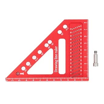 Small Carpenter Square Tool Integrated Aluminium Alloy Square Ruler 90 ...