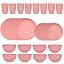 Amazon.co.jp: Yobuisg Kitchen Wheat Straw Tableware Set for 4 People 16 ...