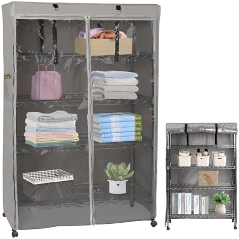 Amazon.com: COSHNIBI Storage Shelf Cover, Premium Clear Front Shelf ...