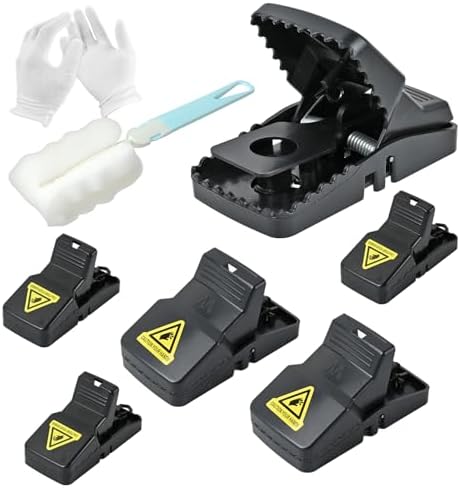 Cymax 6 pack Mouse Traps(3 Large+3 Small),Reusable Mice Traps with ...