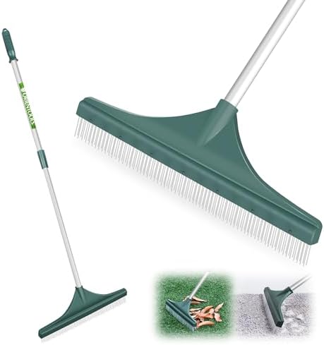 ORIENTOOLS Artificial Grass Brush, Turf Rake Artificial Lawn Brush ...