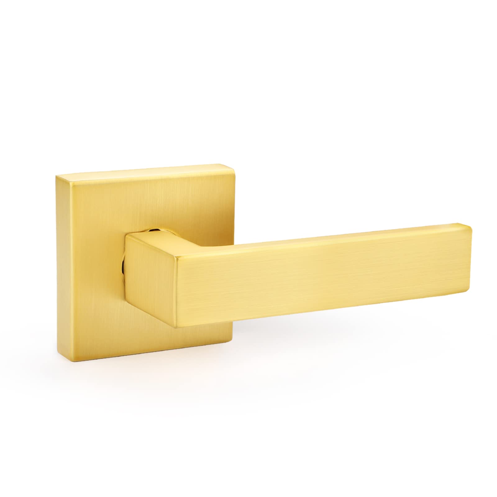 EHOMEWARE Gold Dummy Door Levers Interior Door Handles, Heavy Duty ...