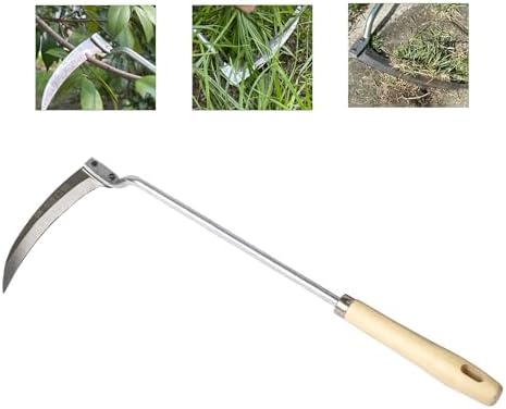 Amazon.com : HRADHOL SK-5 Steel Sickle Weeding Garden Tool Grass Cutter ...