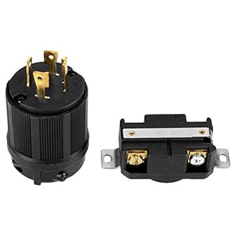 Amazon.com: Generator Socket, Generator Plug Socket, Four Hole Lock ...