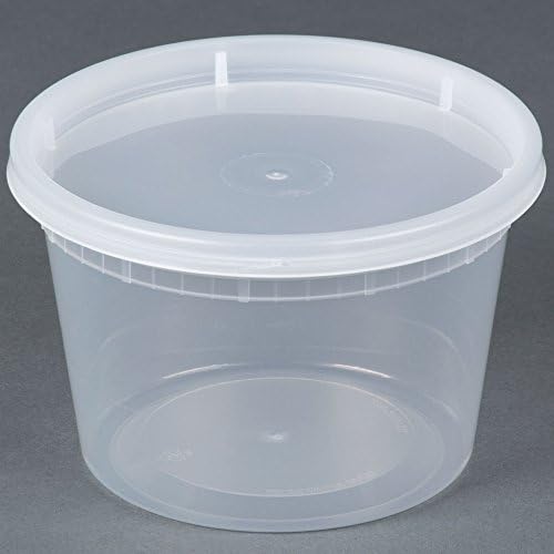 Amazon.com: Practiv Newspring 16 Ounce Plastic Take-Out Microwave Soup ...