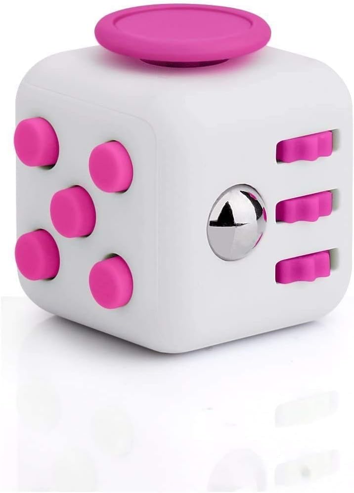 VintageⅢ Fidget Cube with Case Desk Toy Clicker Joystick Buttons Stress ...