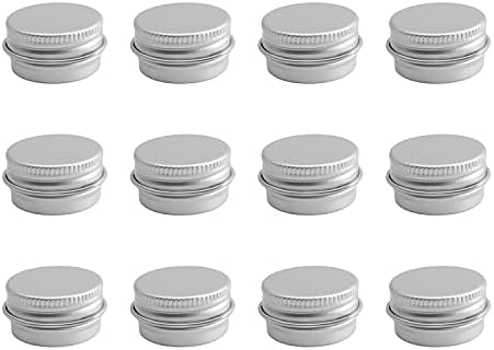 Othmro Små burkar runda aluminiumburkar – 3 st 27 x 14 mm ...