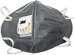 3M 8210 Disposable Respirator N95 Face Mask, Non Woven Fabric, Metal Nose Clip and Elastic ...