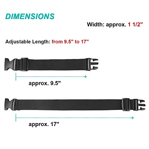 MAGARROW Add a Bag Luggage Strap Adjustble Suitcase Attachment Belt ...