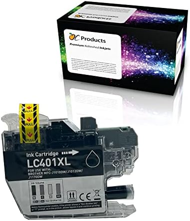 OCProducts Compatible Ink Cartridge Replacement for Brother LC401XL for ...