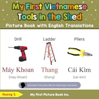 Amazon.com: My First Vietnamese Tools in the Shed Picture Book with ...