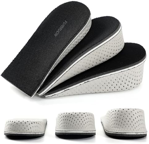 Amazon.com: 1Pair Memory Foam Invisible Height Increasing Insoles Soft ...