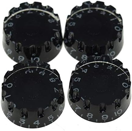 Amazon.com: Dopro 4pcs USA(Imperial) LP Guitar Knurled Speed Dial Knobs ...